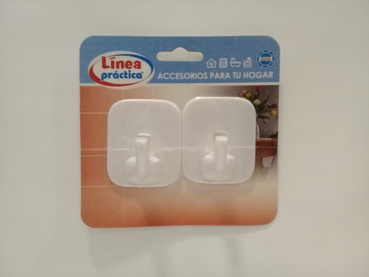 PERCHITA AUTOADH. PLASTICA CUADRADA X 2 - prolim