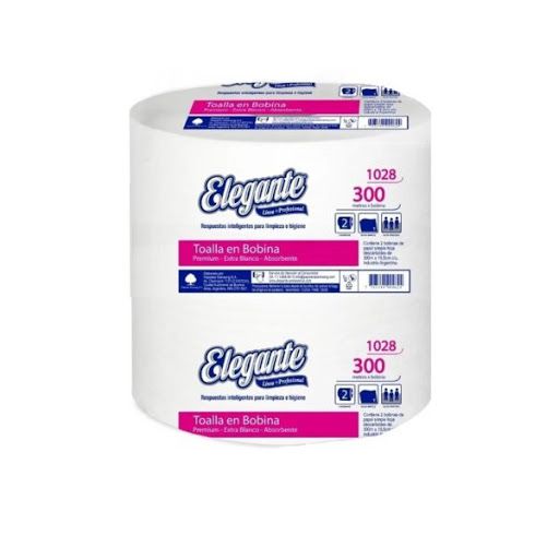 ELEGANTE TOALLA EN BOBINA 20X300 MT C/U - prolim